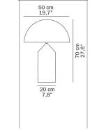 Oluce Atollo 237 table lamps at office lamps online shop 1001lights